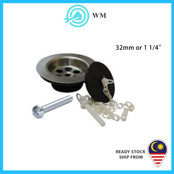 32MM Basin Waste Stainless Steel | Lazada