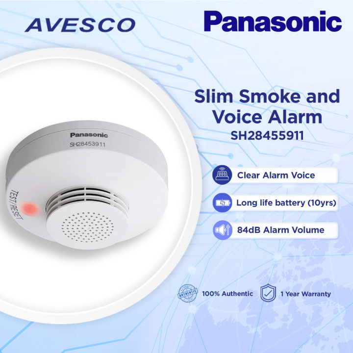 Panasonic | Smoke Detector | SH28455911 | Battery Operated | Dimensions ...