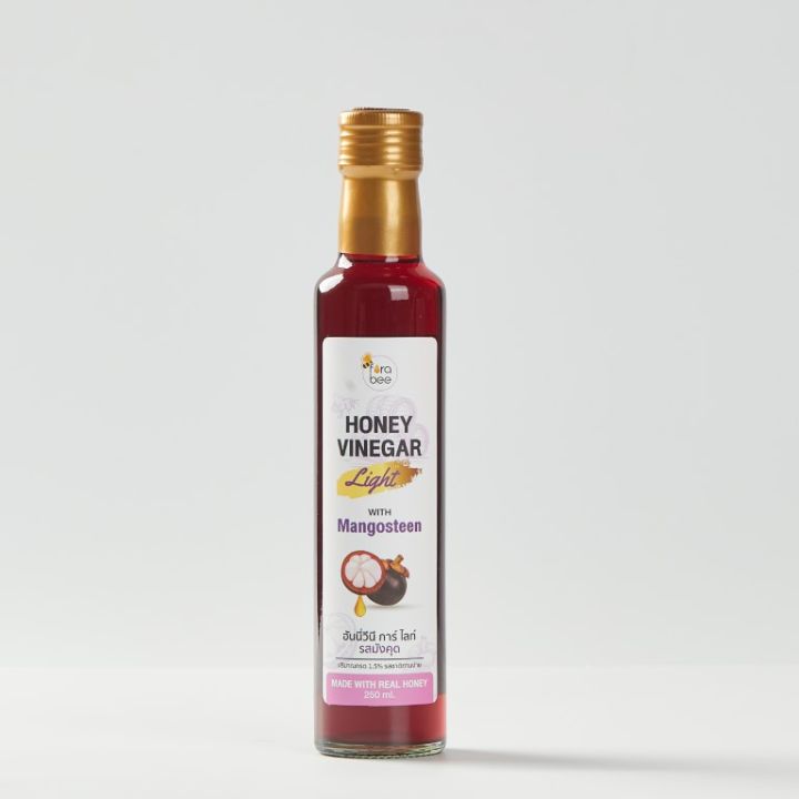 Fora Bee ฮันนี่ วีนีการ์ ไลท์ รสมังคุด 250 มล. | Lazada.co.th