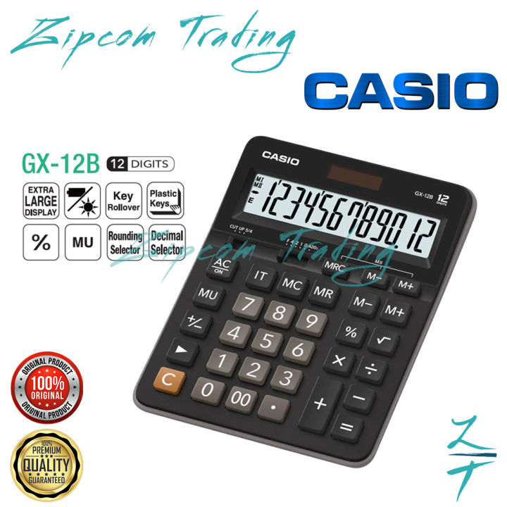 CASIO GX-12B Value Series Calculators (12 Digits) | Lazada