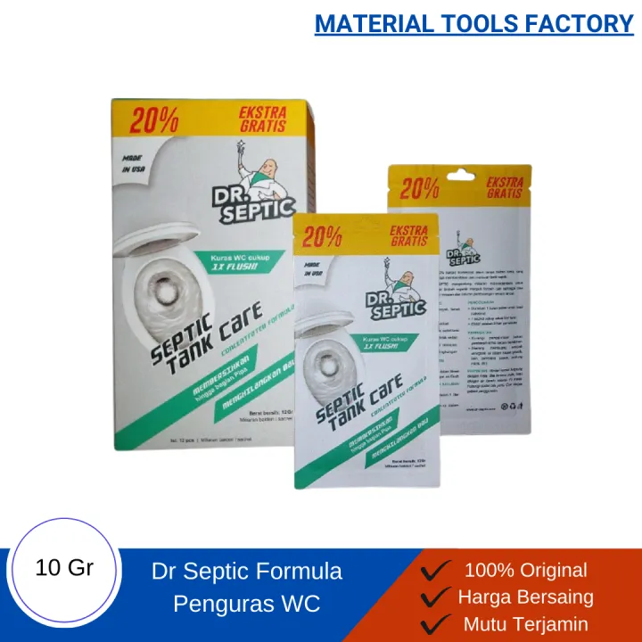 Formula Penguras WC - Dr Septic - Bakteri Starter Dr Septic - perawatan ...