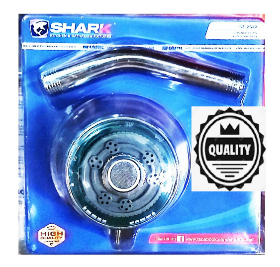 Shark Shower Head 5 Functions Spray 5 way Shower Nozzle Adjustable ...