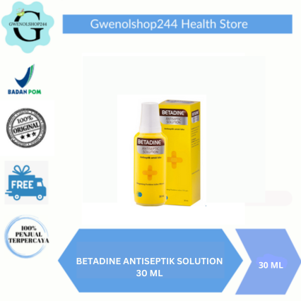 Betadine Antiseptic Solution 30ml - Obat Merah P3K | Lazada Indonesia