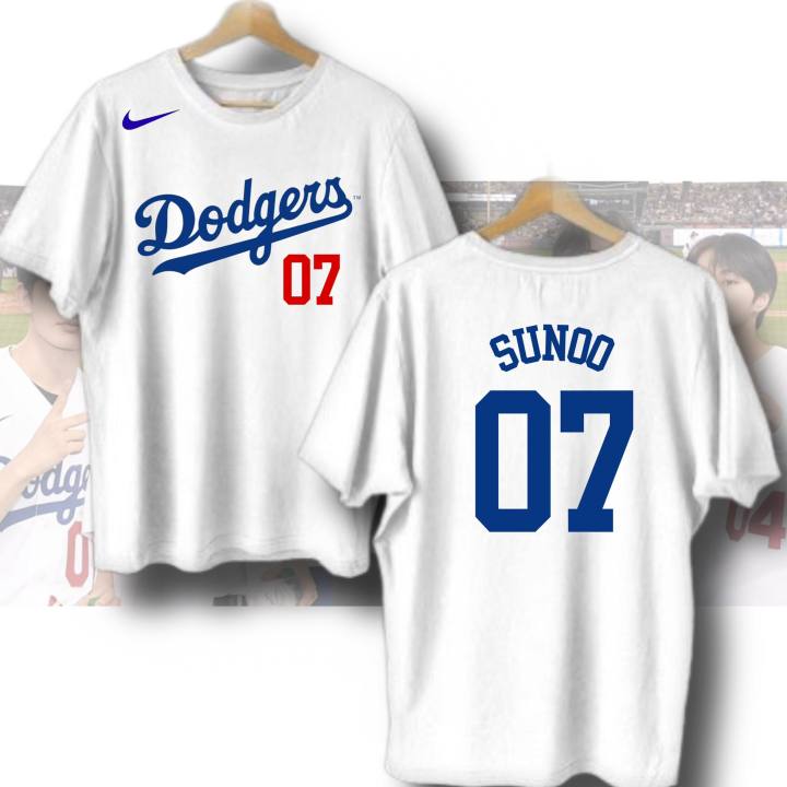 Enhypen Unisex Customized DODGERS Shirt | Heeseund Jungwon Sunghoon ...