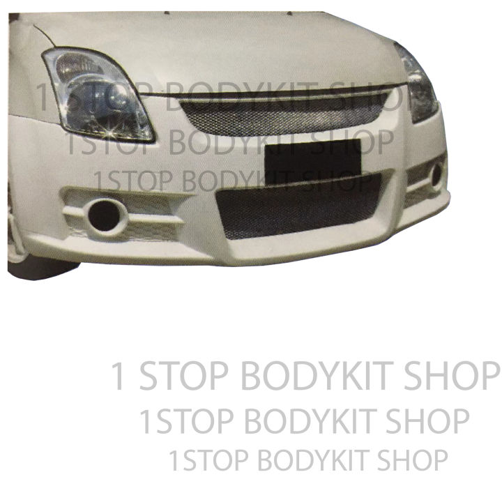 SUZUKI SWIFT FRONT BUMPER (SWIFT SPORT) FIBERGLASS SKIRT LIP BODYKIT ...