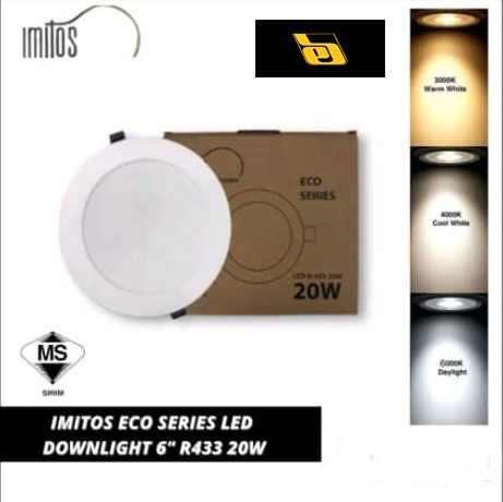 IMITOS ECO SERIES LED DOWNLIGHT R433 20W (SIRIM) | Lazada