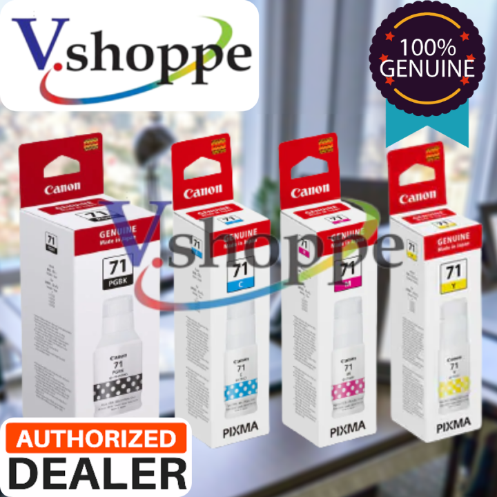 Ink Canon GI-71 / GI71 / GI 71 Black Only OR Full Set Pigment Ink ...