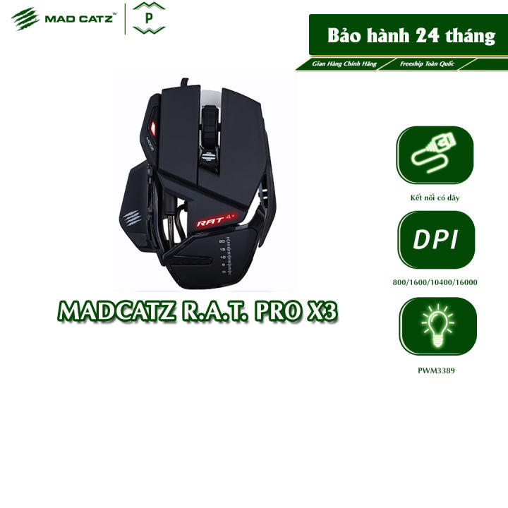 Chuột Gaming Có Dây MADCATZ R.A.T. PRO X3 (Phiên Bản Giới Hạn) 16000DPI ...