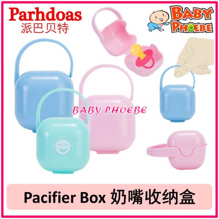Portable Pacifier Storage Box Soother Storage Box Storage Case Simpan ...