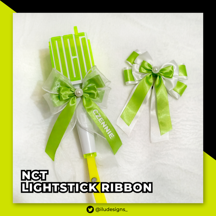 NCT Neo Bong Lightstick Ribbon with Customizable Text add-on | ILU ...