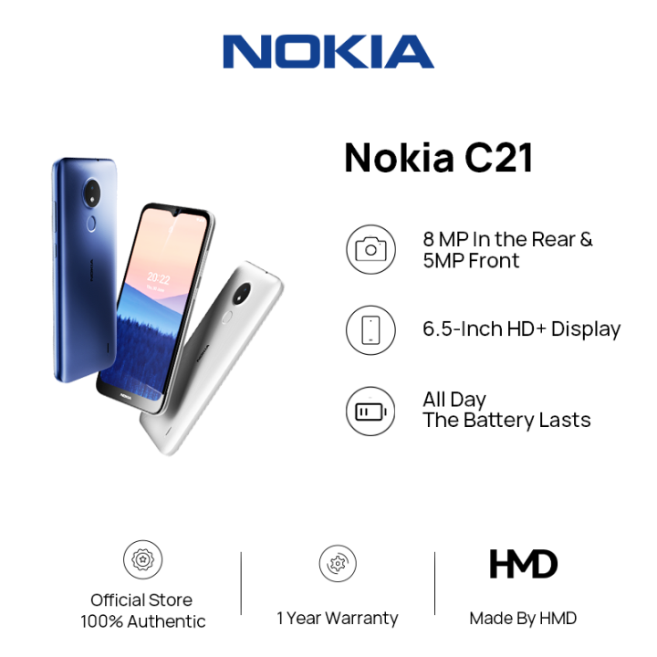 Nokia C21 Smartphone | 2GB RAM+32GB ROM | Octa-core SC9863a | 3000mAh ...