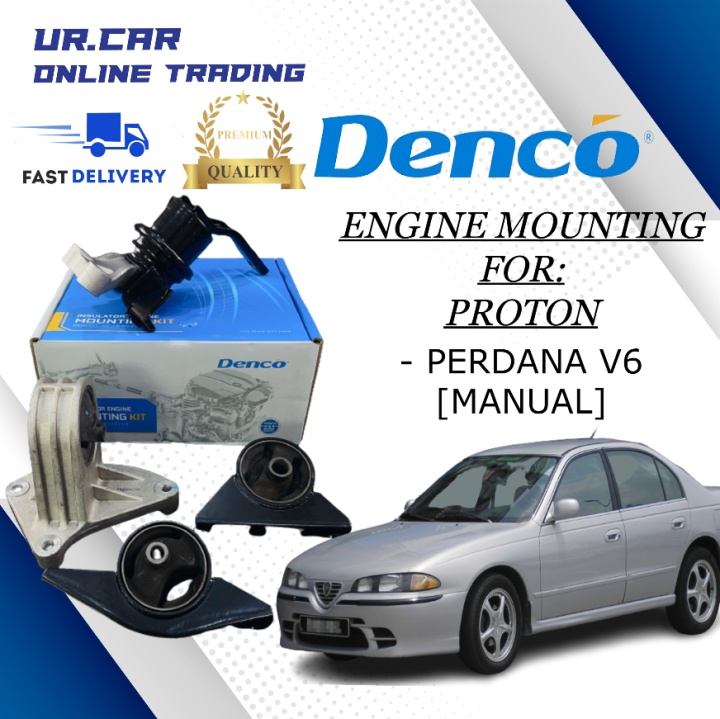 DENCO PROTON PERDANA V6 (MANUAL) ENGINE MOUNTING KIT SET PREMIUN ...