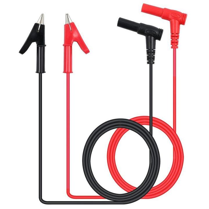Pair Banana Plug to Alligator Clip Test Lead Crocodile Clip Lab Test ...
