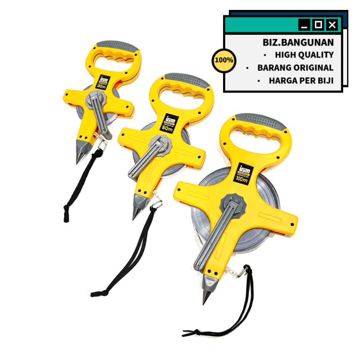 ROL METER PLAT BAJA IGM 30 50 100 METER - METERAN GULUNG TANCAP TANAM ...