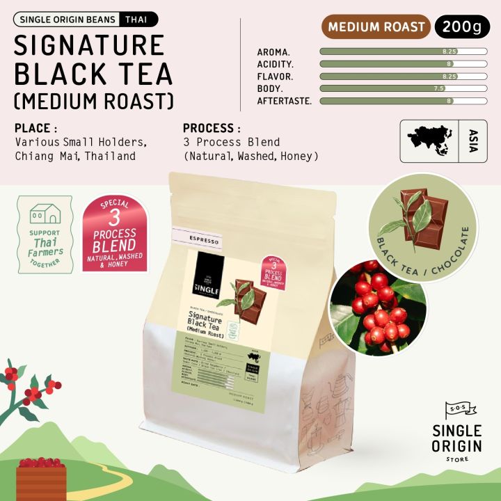 Signature Medium Roast - Black Tea (Specialty Coffee) | Lazada.co.th