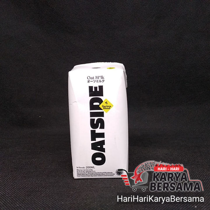 MINUMAN OATSIDE OAT MILK BARISTA BLEND 200ML STRAW | Lazada Indonesia