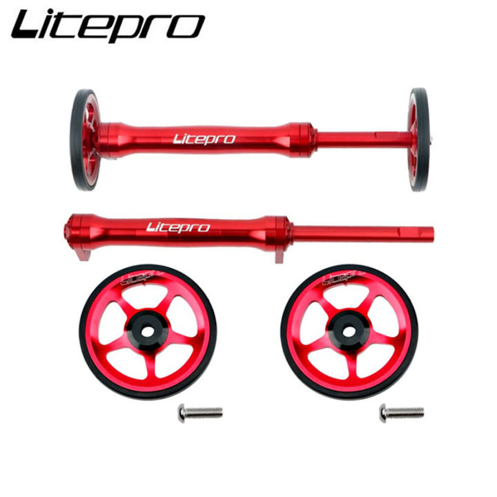 Litepro Bike Easy Pushing Wheel Sealed Bearing Aluminum Alloy Rear Rack ...
