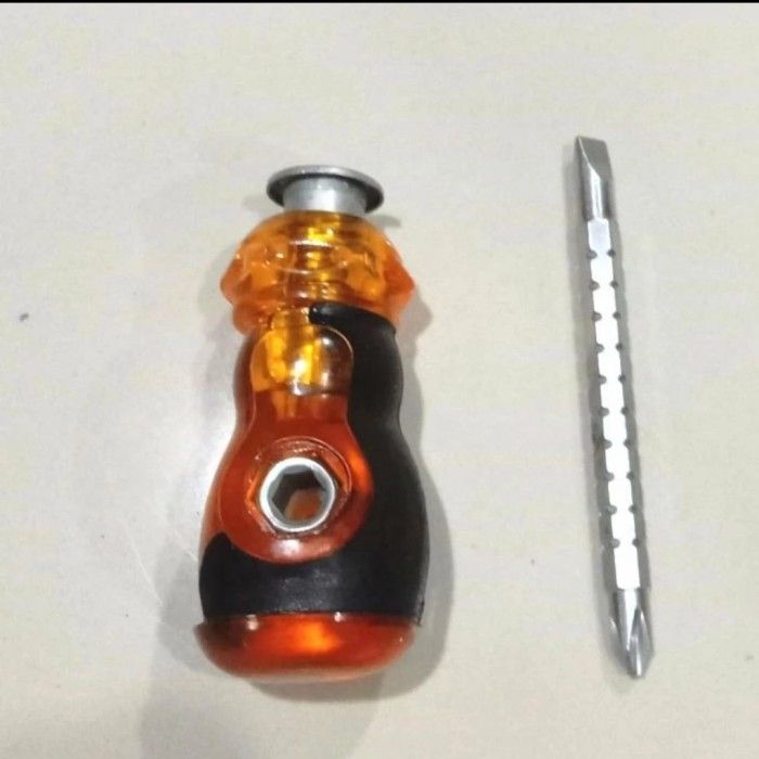 Obeng Cebol Bolak Balik FREED Obeng Mini Buntek Flexibel Dua Arah ...