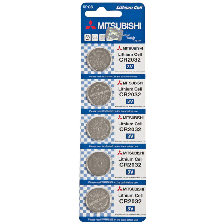 Mitsubishi CR2032 button battery Mitsubishi 2032 battery electronic ...