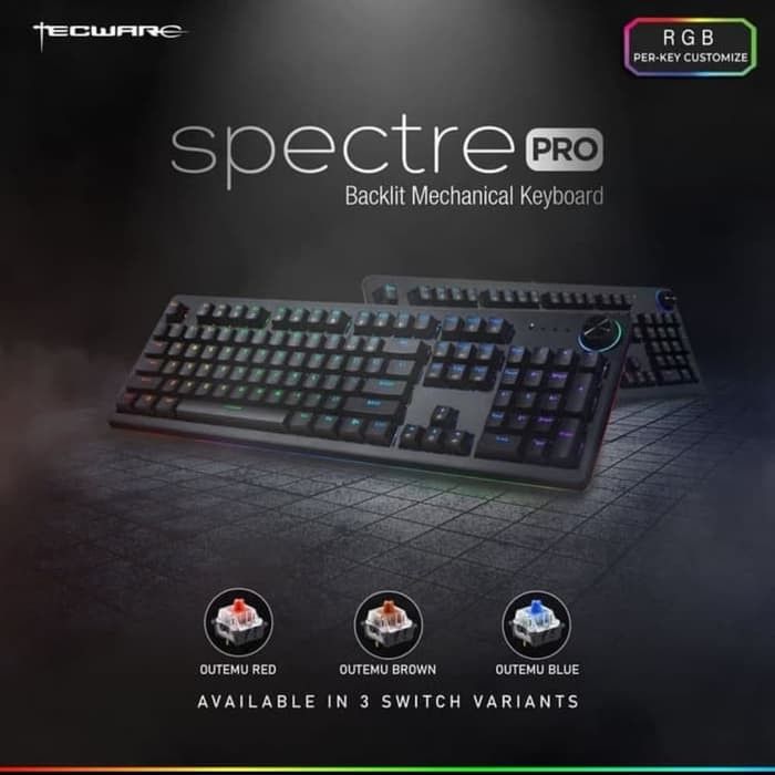 TECWARE SPECTRE PRO RGB MECHANICAL KEYBOARD 104KEYS | Lazada PH