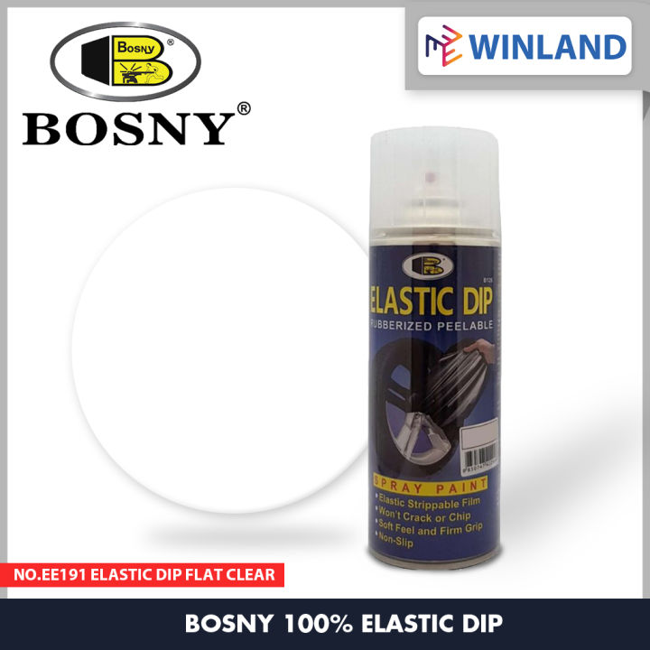 Bosny by Winland Elastic Dip Rubber Coating Peelable Spray Paint Flat ...