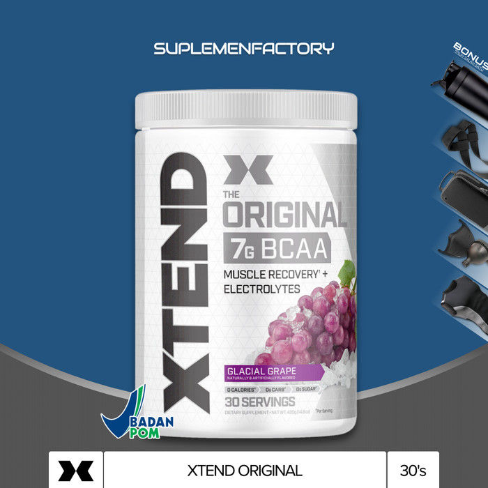 Scivation Xtend BCAA 30Serv 30 Serving Servings - Grape | Lazada Indonesia