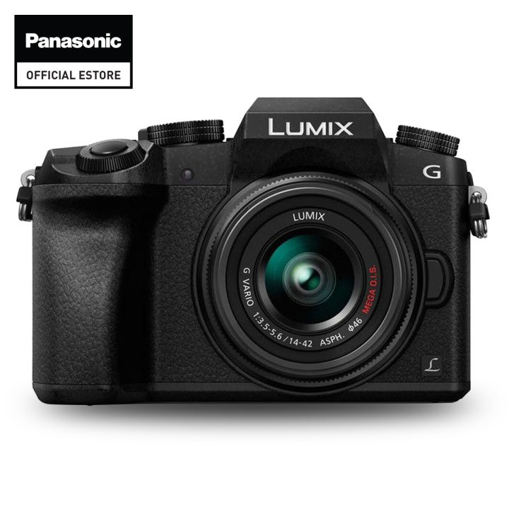Panasonic Lumix DMC-G7 Mirrorless 16MP Camera with 14-42mm Lens DMC ...