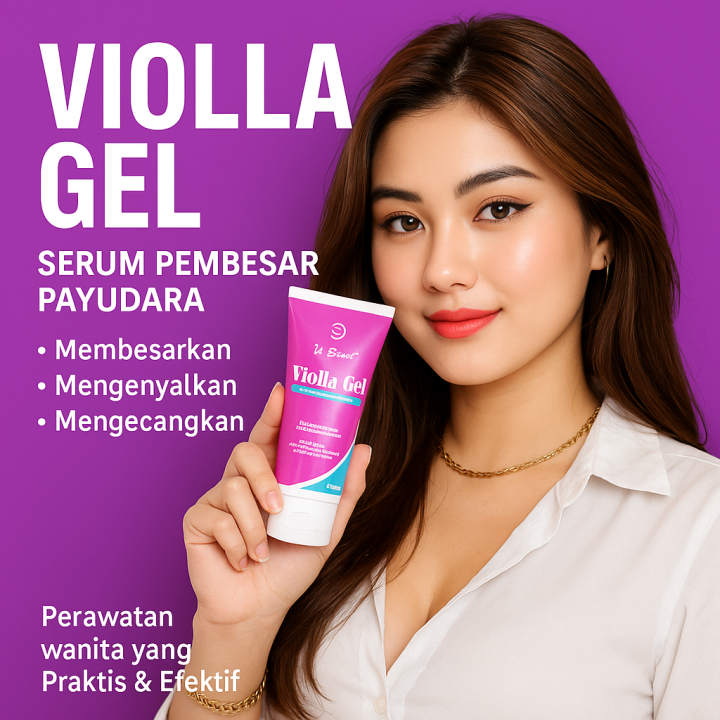 (BPOM - PRIVASI AMAN) VIOLLA GEL PEMBESAR PAYUDARA CEPAT PERMANEN SABUN ...