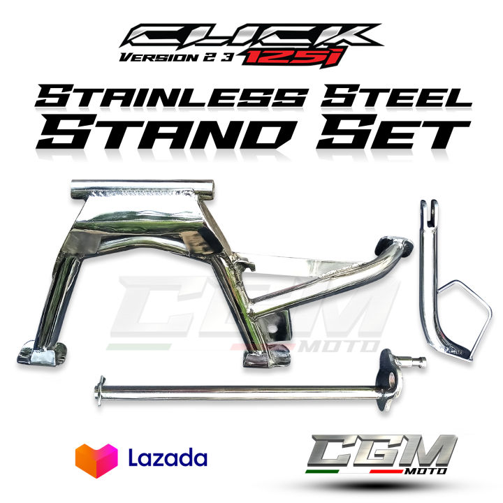 ⭐️HONDA CLICK 125i/150i V2&V3 CENTER & SIDE STAND SET W/EHE 304 PURE ...
