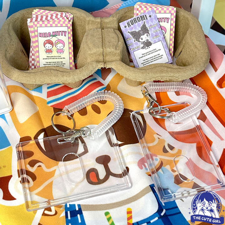 Acrylic Id Card 2 sisi Tempat Kartu Id Card Member Name Tag Acrylic ...