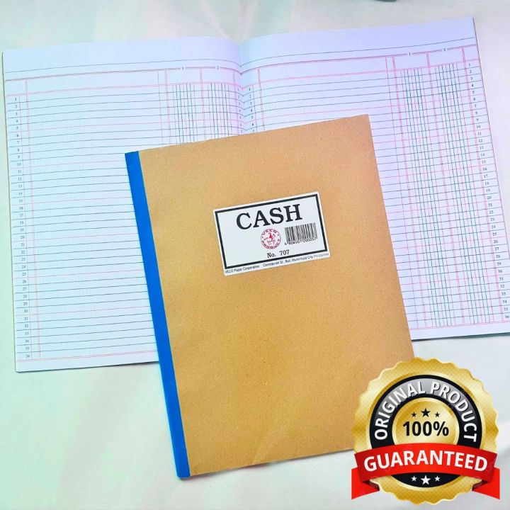 CASH ACCOUNTING BOOK - VECO #707 CASH Columnar Notebook 50 LEAVES ...