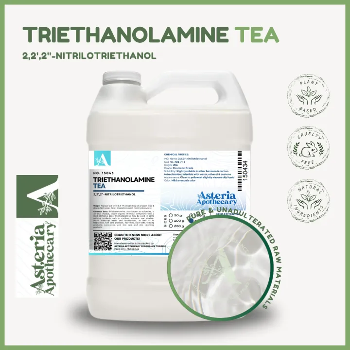 Triethanolamine (T.E.A.) 4Kg - Asteria Apothecary | Lazada PH