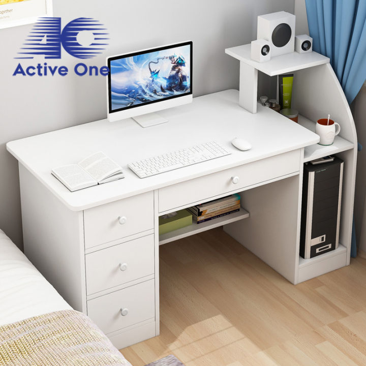 ACTIVEONE Simple 100cm Computer Desk Office Student Study Table ...
