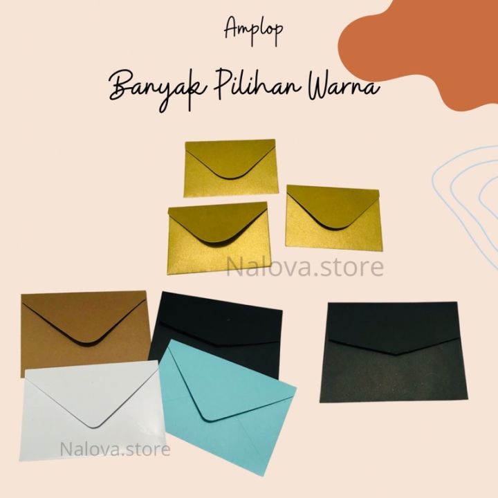 Amplop Vintage / Amplop Warna-Warni / Amplop Hitam / Amplop Rustic ...