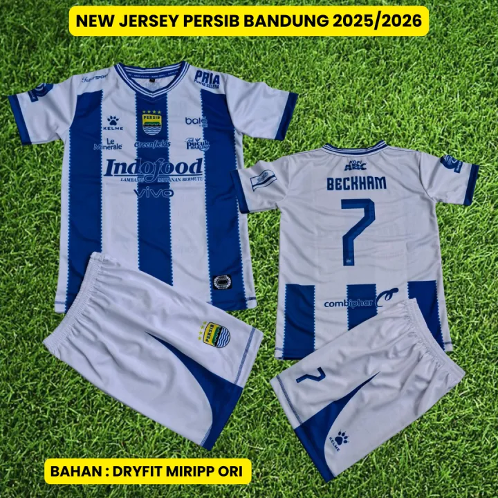 Setelan Baju Bola Persib Bandung Anak Usia 1 - 12 Tahun Jersey Persib ...