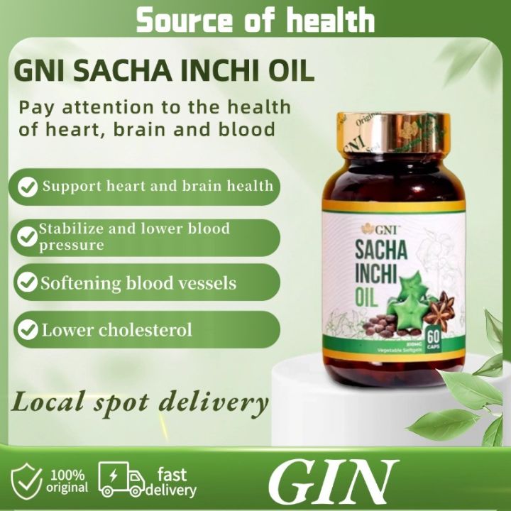 Authentic in stock - Quick release GNI SACHA INCHI OIL Sacha Inchi Oil ...