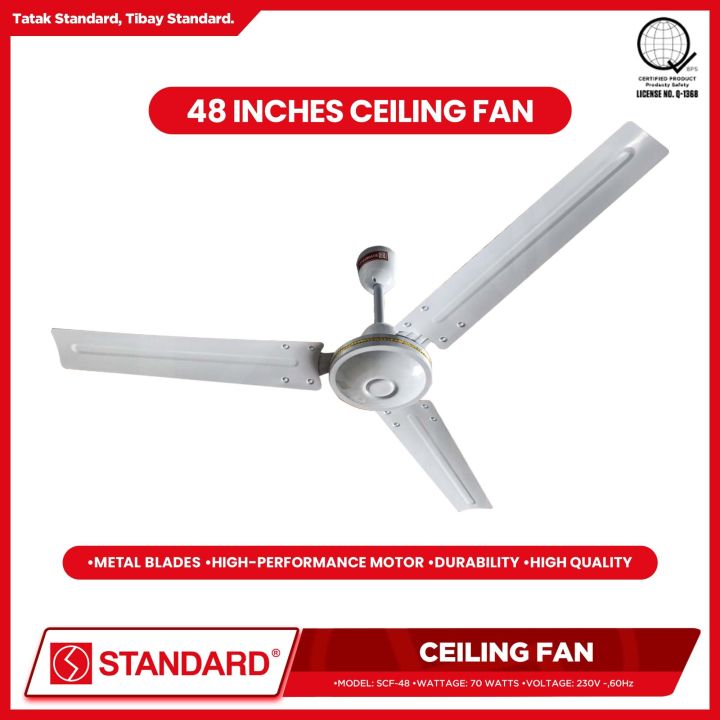 Standard Ceiling Fan 48" SCF-48 | Lazada PH