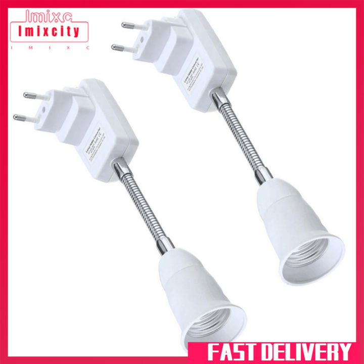 Imixcity E27 Socket Adapter With On/Off Switch Gooseneck Flexible Light ...