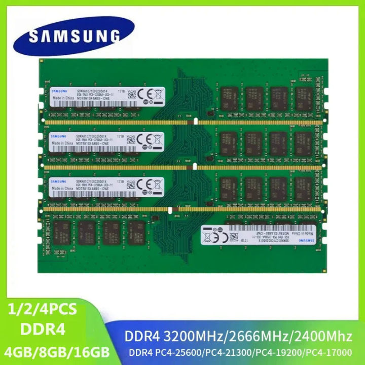 [3 Year Warranty]SAMSUNG DDR4 Desktop Memory 8GB 3200MHz 16GB 2666Mhz ...