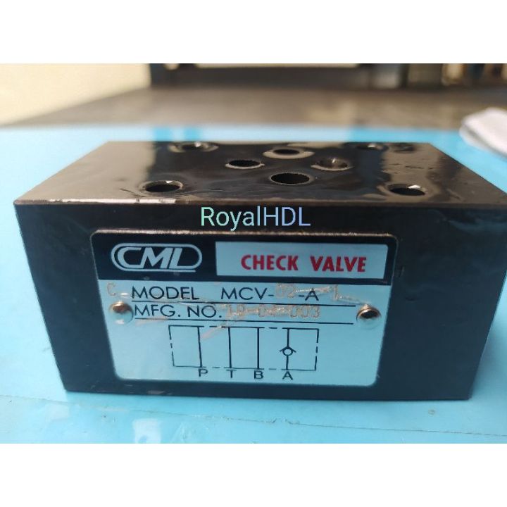 hydraulic modular pilot operated check valve cml camel mcv-02-a-1-c ...