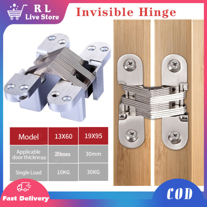 Stainless Steel Concealed Cross Hinge Hidden Hinges Invisible Door ...
