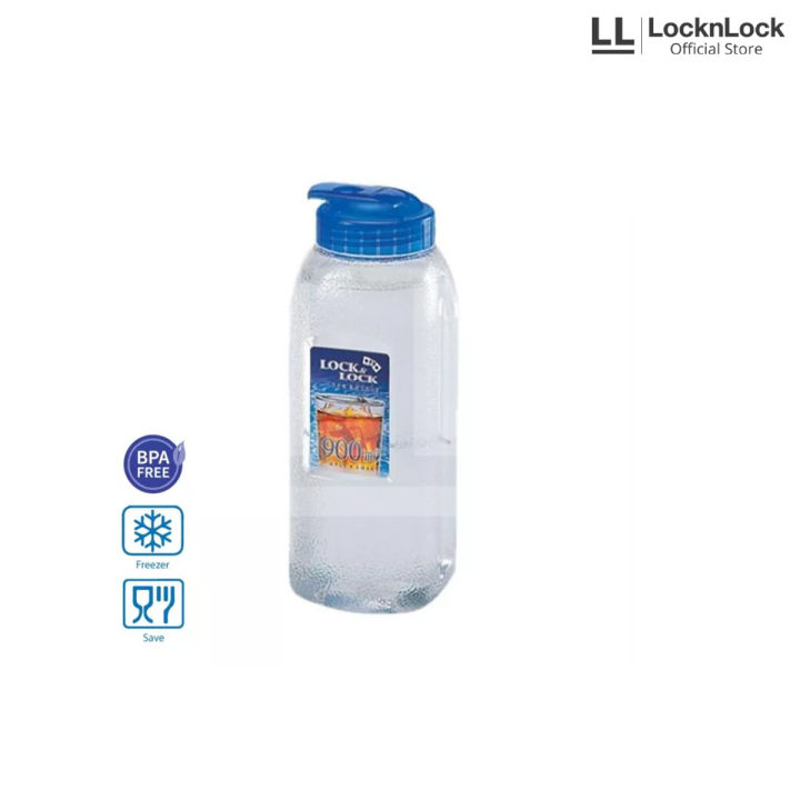 LocknLock Water Bottle Botol Air Minum Kulkas 900ml - Biru | Lazada ...