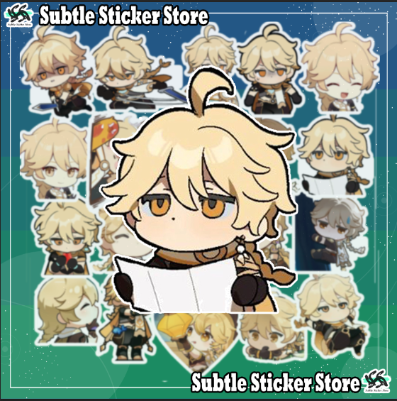 Genshin Impact - Set 10/15/20 Sticker Aether- Nhà lữ hành game Genshin ...