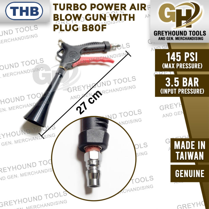 THB Turbo Power Air Blow Gun with Plug B80F | Lazada PH
