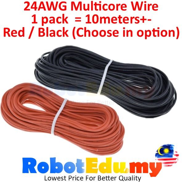 【10 Meters± 】24AWG 24 AWG Multicore Wire PVC Jumper Cable Signal Multi ...