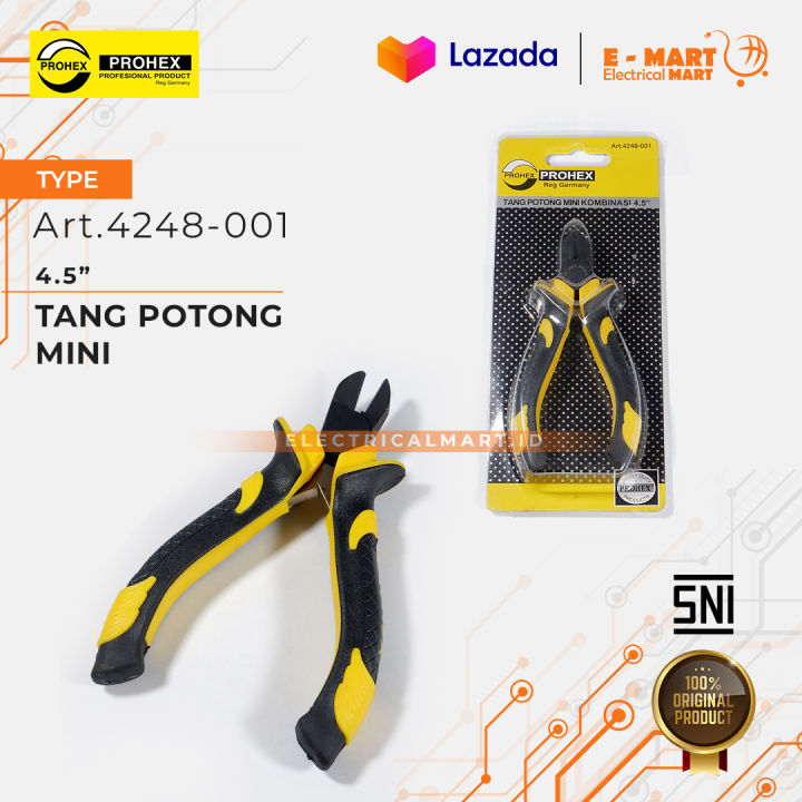 PROHEX Tang Potong Mini Kombinasi 4.5” | Lazada Indonesia