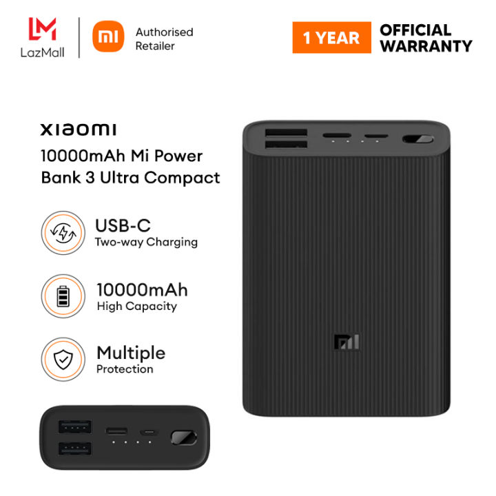 Xiaomi Mi Power Bank 3 Ultra Compact / Portable / Compact Charging ...