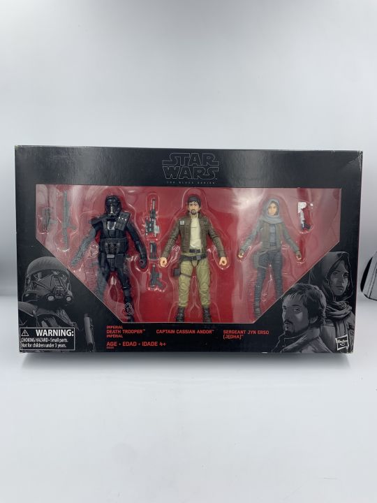 Hasbro Star Wars The Black Series Death Trooper Captain Andor Jyn Erso ...