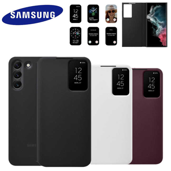Original Samsung S23 Ultra Smart View Flip Case For Samsung Galaxy S23 ...