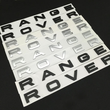 NEW RANGE ROVER logo Modified RANGE ROVER logo sticker before and after ...